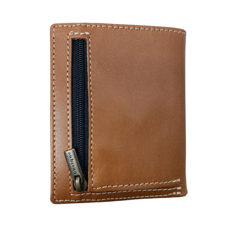 Cartera piel de Ubrique color cuero